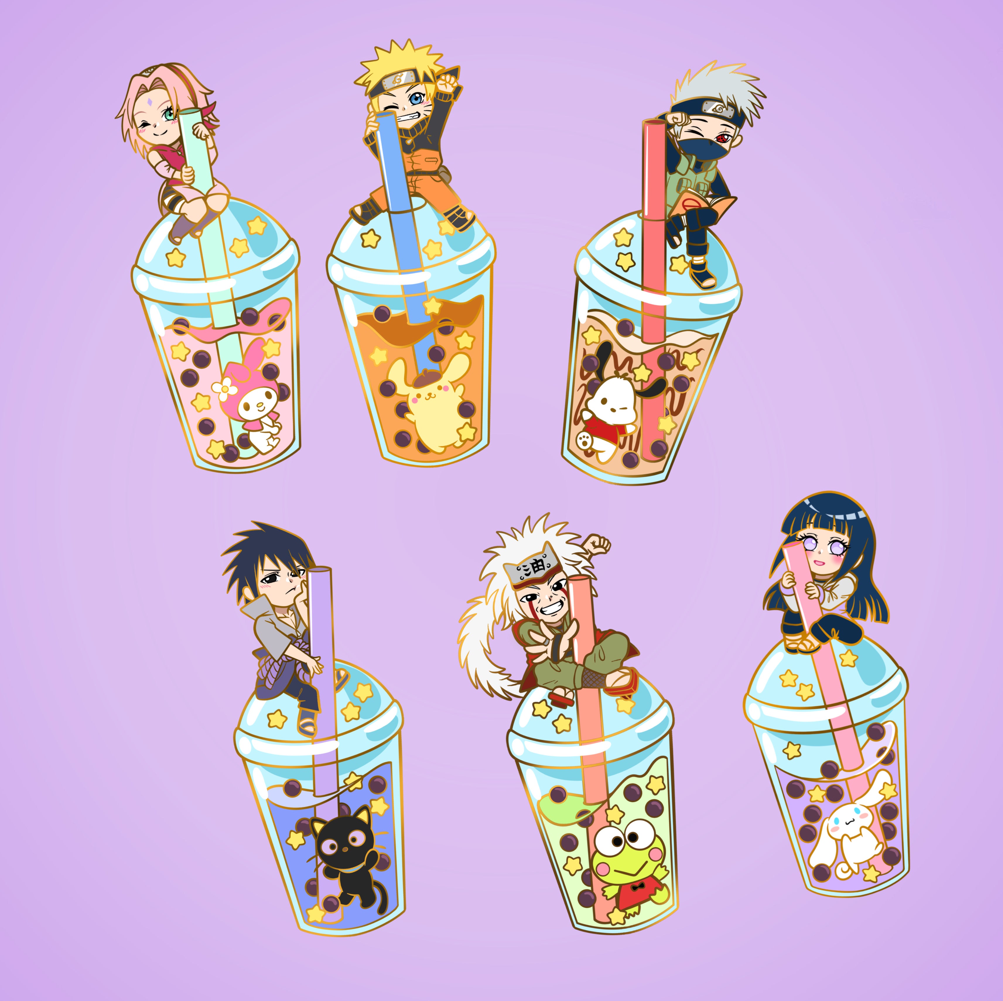 Bubble Tea Friends (IN HAND) – Mochi Shinobi